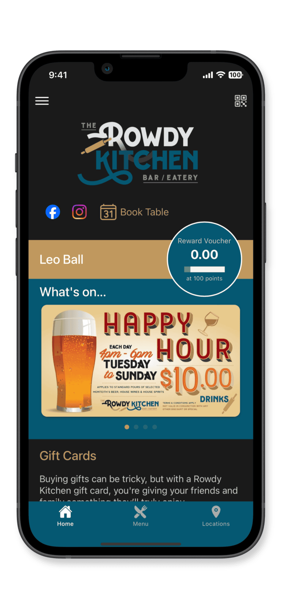 Food Menus – Rowdy Kitchen