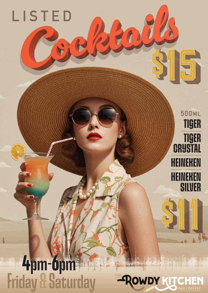 Upcoming Events & Specials | What’s On at Rowdy Kitchen Christchurch.